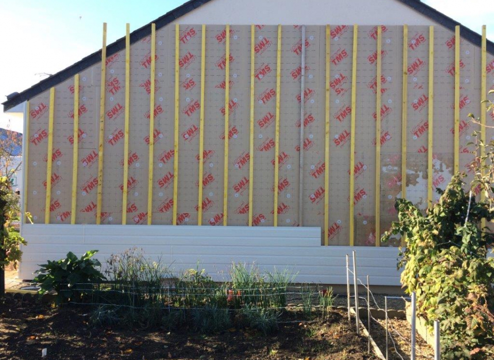 Isolation Thermique Extérieure d'un Pignon - Le Plessis Macé | GPR ...